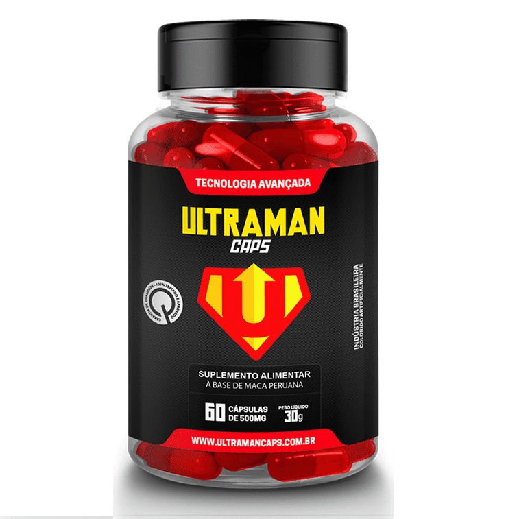 Ultraman Caps Ereções Fortes e Duradouras Funciona É Confiável